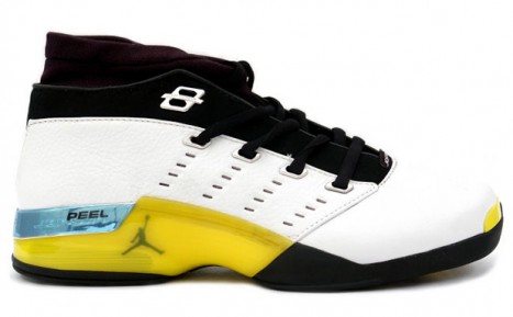 Air Jordan 17 Low White/Lighting-Black-Chrome | Nice Kicks