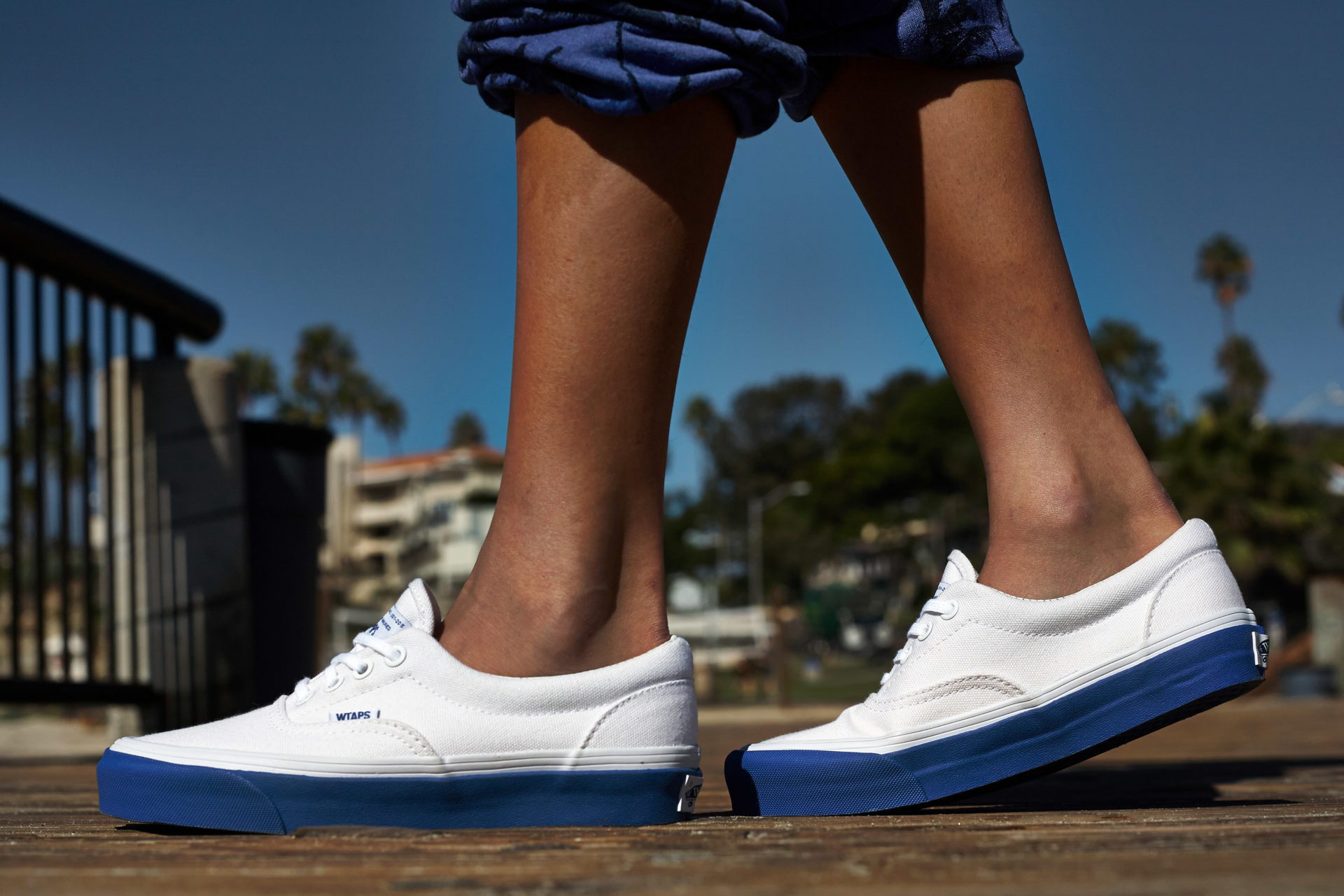 On-Foot Look // WTAPS x Vans Era White/Royal | Nice Kicks