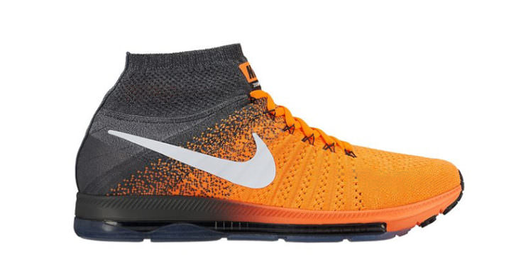 Nike Air Zoom All Out Flyknit Anthracite/Orange | Nice Kicks