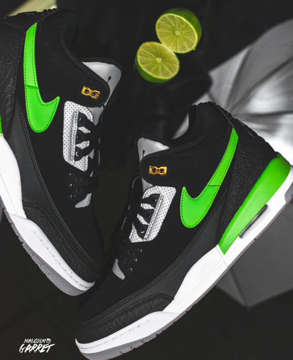 This Custom Air Jordan 3 Tinker Gets a Splash of Citrus | Nice Kicks