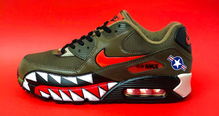 Custom Nike Air Max 90 "Warbird" Looks to the Past | Nice Kicks
