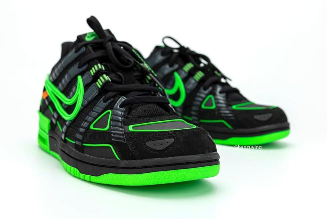 OFF-WHITE x Nike Air Rubber Dunk "Green Strike" Release Date | Nice Kicks