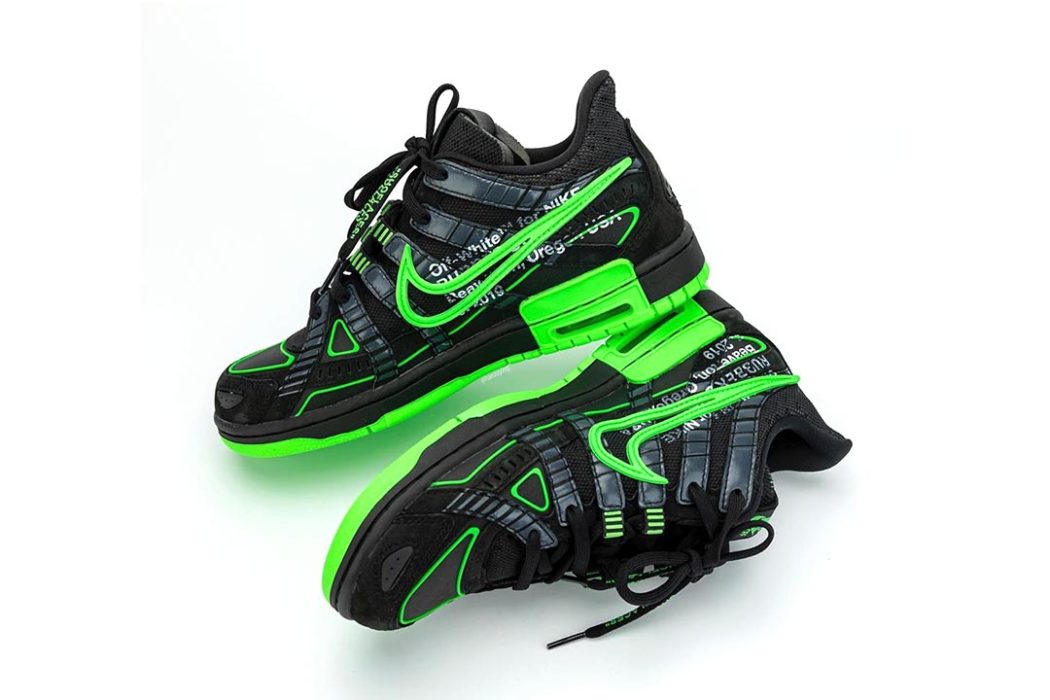 OFF-WHITE x Nike Air Rubber Dunk "Green Strike" Release Date | Nice Kicks