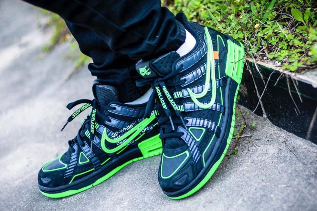 OFF-WHITE x Nike Air Rubber Dunk "Green Strike" Release Date | Nice Kicks