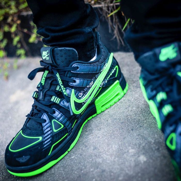 OFF-WHITE x Nike Air Rubber Dunk "Green Strike" Release Date | Nice Kicks