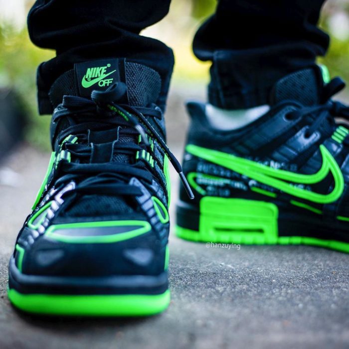 OFF-WHITE x Nike Air Rubber Dunk "Green Strike" Release Date | Nice Kicks