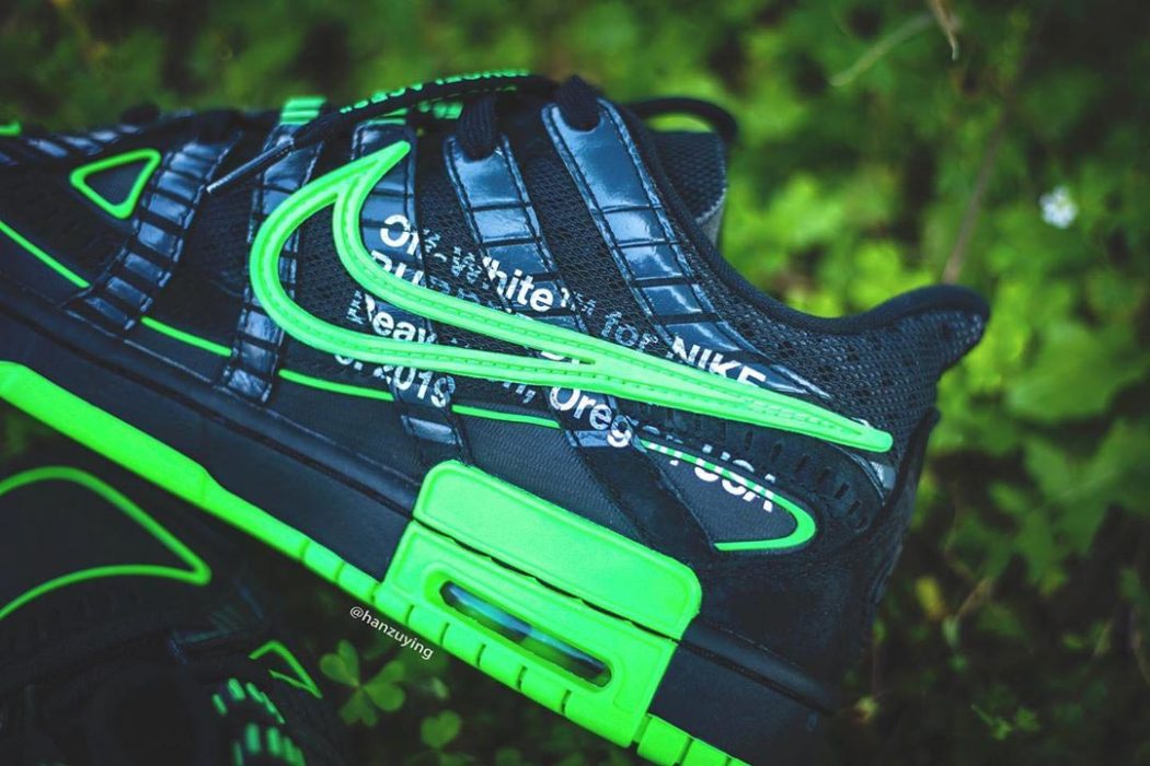 OFF-WHITE x Nike Air Rubber Dunk "Green Strike" Release Date | Nice Kicks