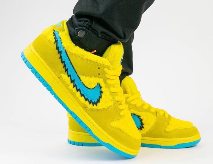 Grateful Dead Bears x Nike SB Dunk Low "Yellow" CJ5378-300 Release Date ...