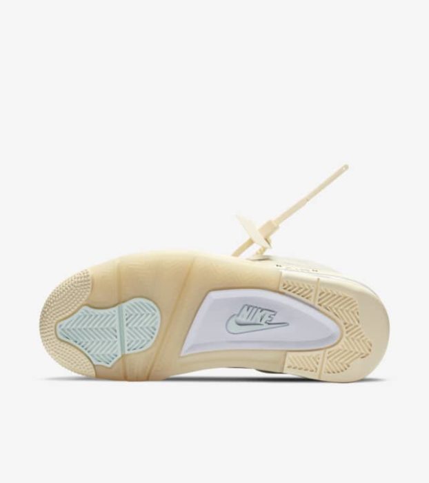 Where to Buy the OFF-WHITE x Air Jordan 4 "Sail" | Nice Kicks