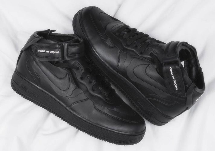 Detailed Look // COMME des GARÇONS x Nike Air Force 1 Mid Collection ...
