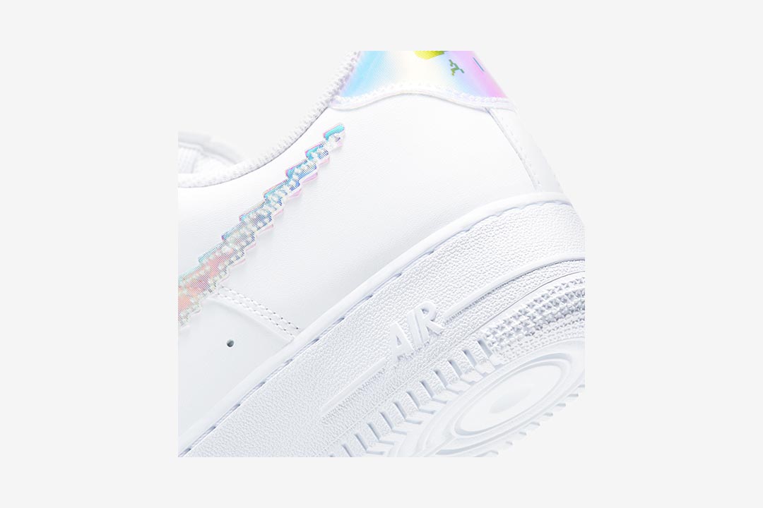 Nike Air Force 1 Low "Iridescent Pixel" CV1699-100 Release | Nice Kicks