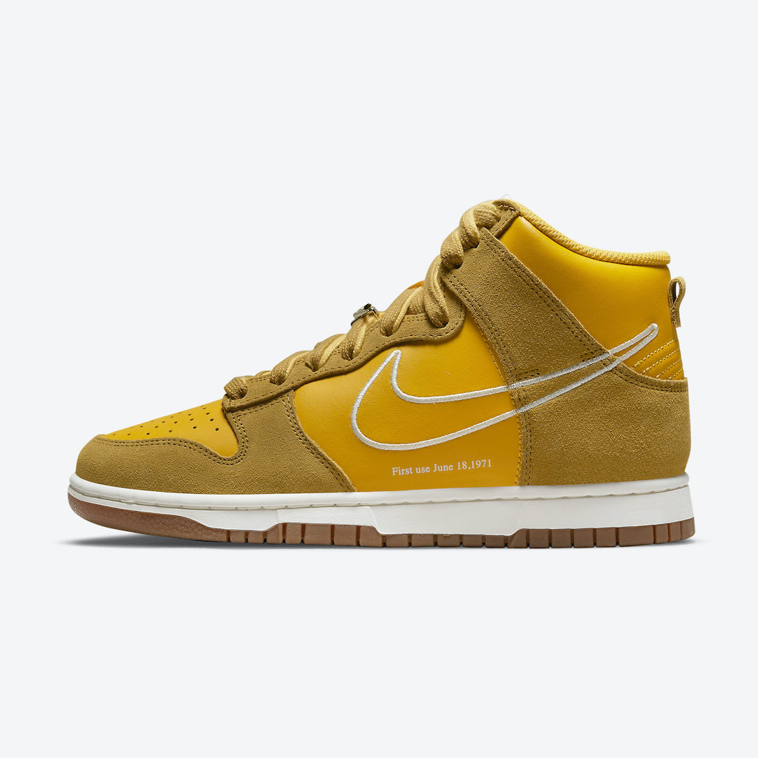 Nike Dunk High “First Use” in "University Gold" Release Date | Nice Kicks