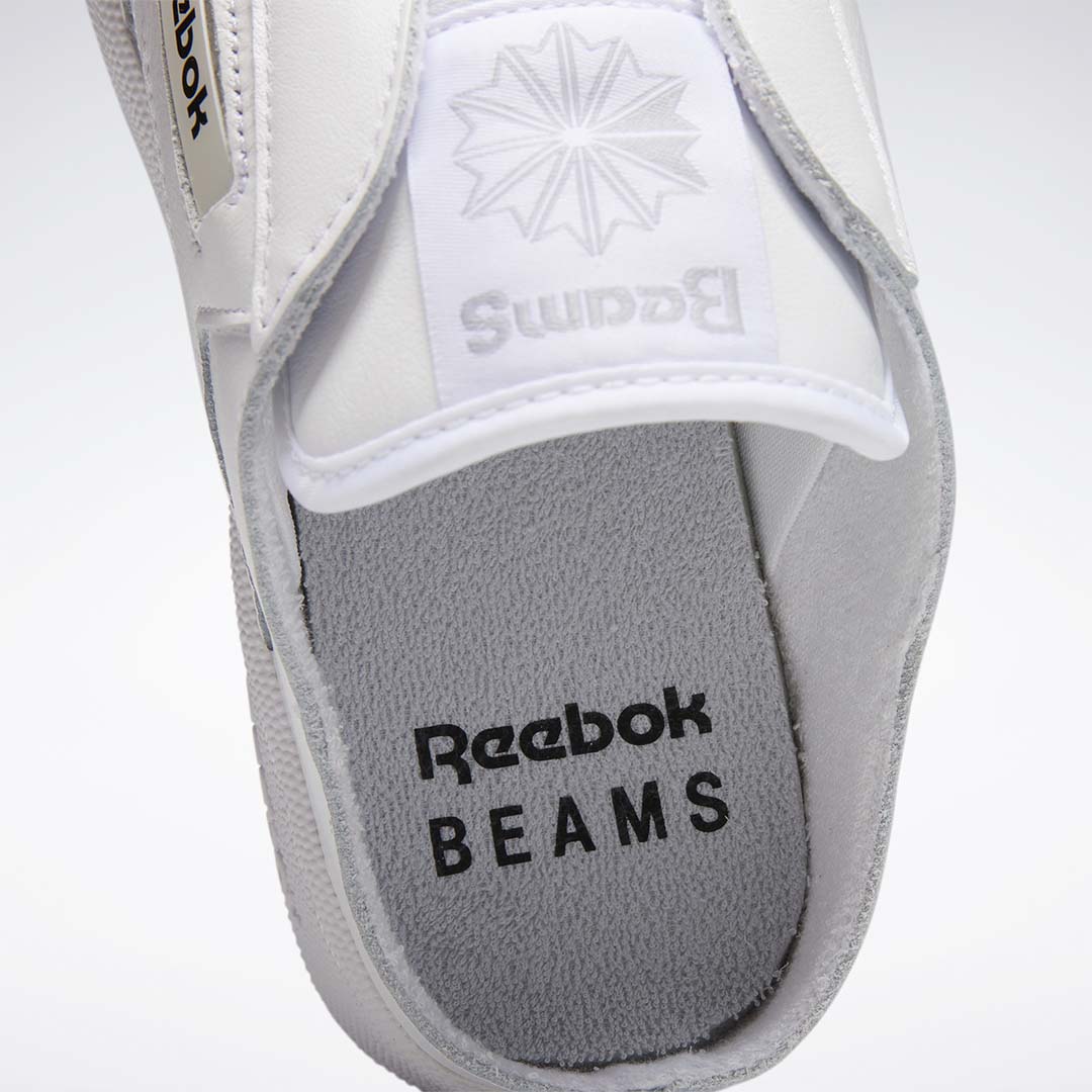BEAMS x Reebok Club C Laceless Mule Release Date | Nice Kicks
