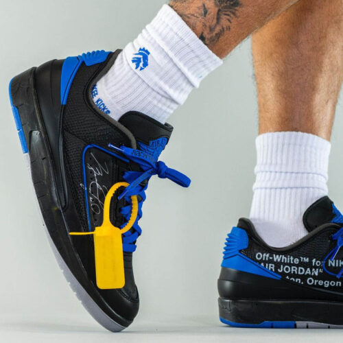 Off White x Air Jordan 2 "Black/Blue" Release Date | Nice Kicks