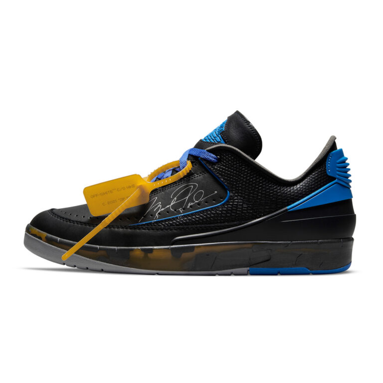 Off White x Air Jordan 2 "Black/Blue" Release Date | Nice Kicks