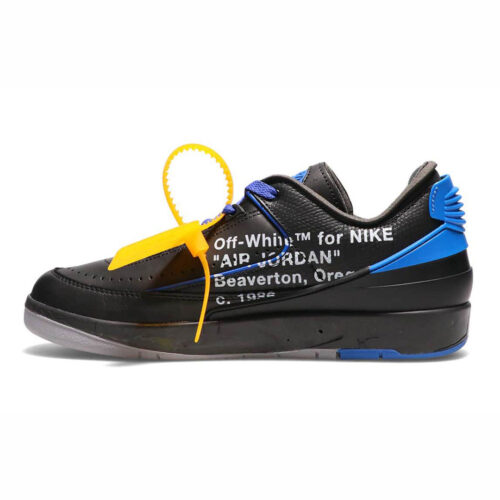 Off White x Air Jordan 2 "Black/Blue" Release Date | Nice Kicks