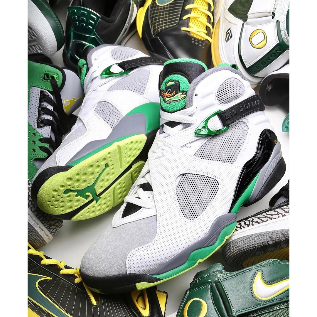 Air Jordan 8 PE "Oregon Ducks" Release Date | Nice Kicks