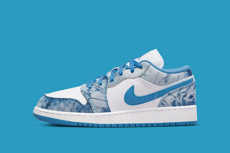 Air Jordan 1 Low "Washed Denim" DM8947-100 | Nice Kicks