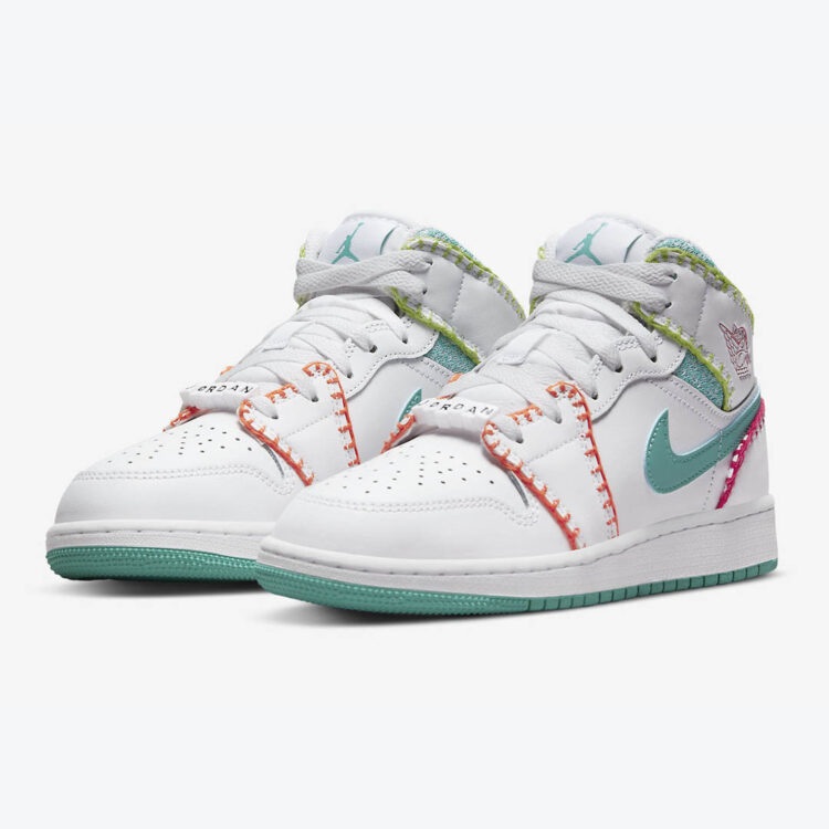 Air Jordan 1 Mid GS “Multi Knit” DM6218-100 Release Date | Nice Kicks