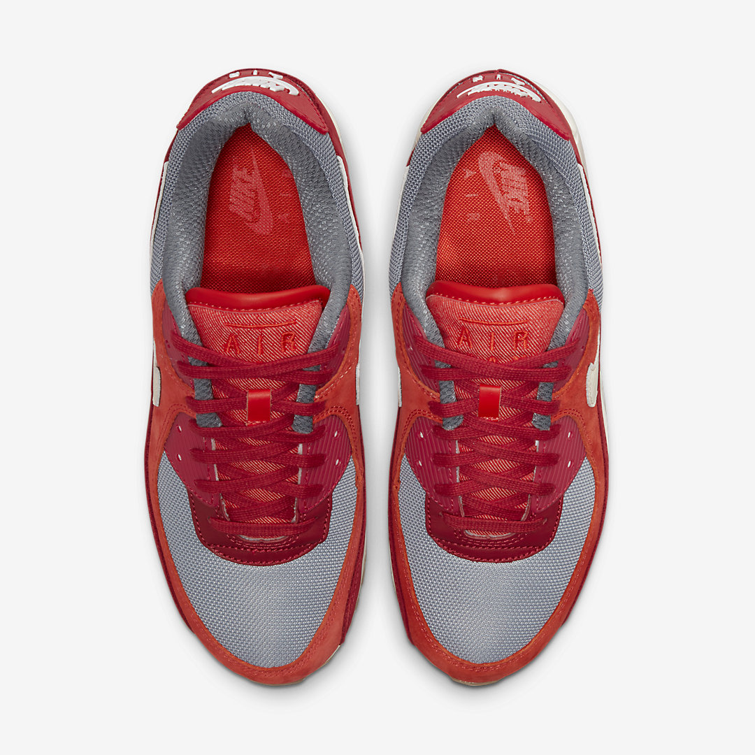 Nike Air Max 90 Premium "Gym Red" DH4621-600 Release Date | Nice Kicks