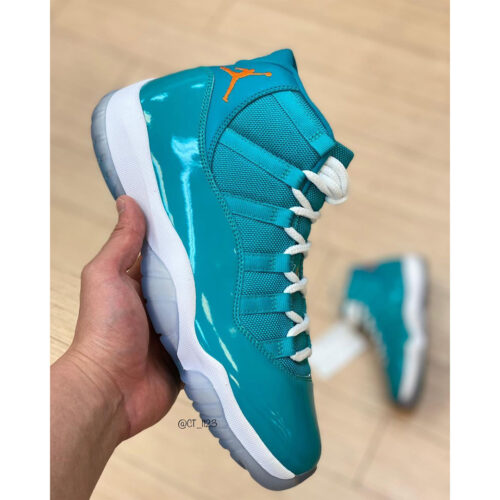 Air Jordan 11 "Miami Dolphins" Sample | Nice Kicks