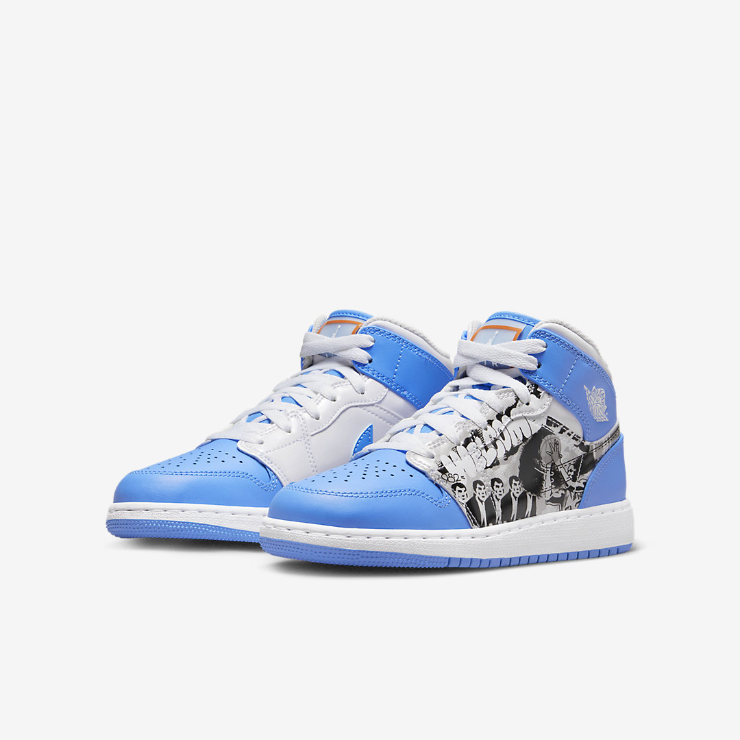 Air Jordan 1 Mid GS "Game Winner" DR6492-100 | Nice Kicks