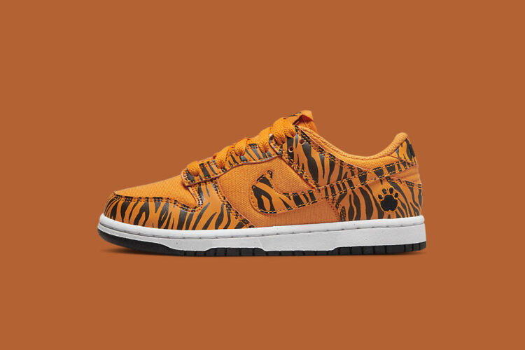 Nike Dunk Low GS “Tiger Stripes” DZ5633-800 | Nice Kicks