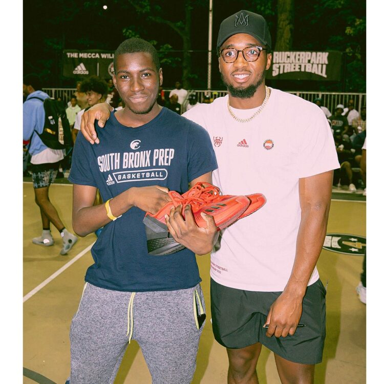 Donovan Mitchell Showcases his adidas D.O.N. Issue #4 At Rucker Park ...