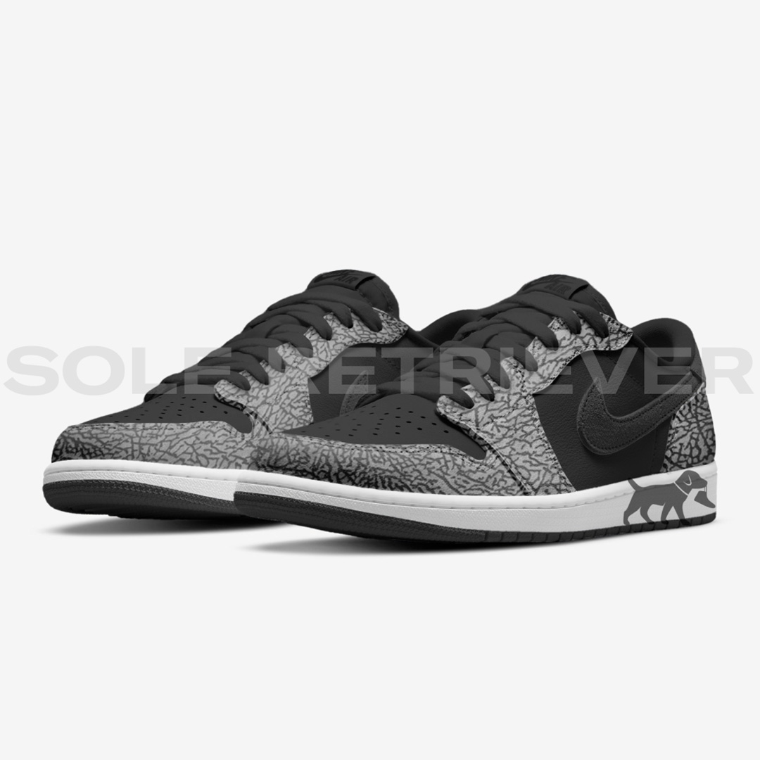 Air Jordan 1 Low OG "Black Cement" CZ0790-001 | Nice Kicks