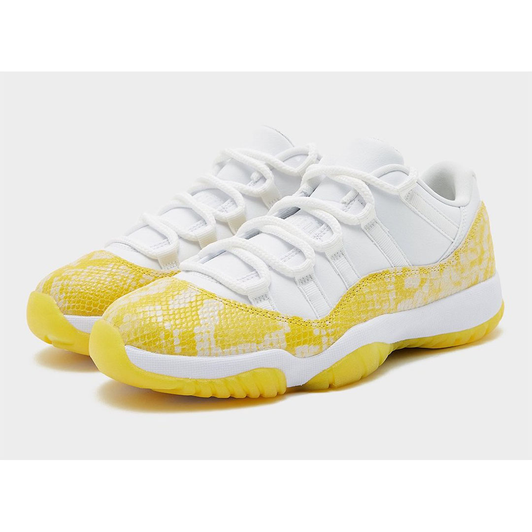 Air Jordan 11 Low WMNS “Yellow Snakeskin” AH7860-107 | Nice Kicks