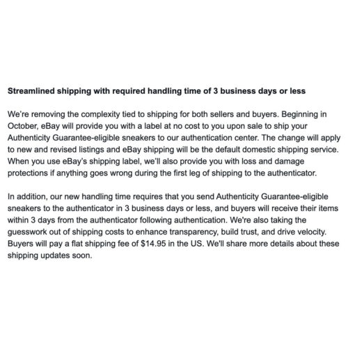 eBay's Authenticity Guarantee is Raising Seller Fees | Nice Kicks