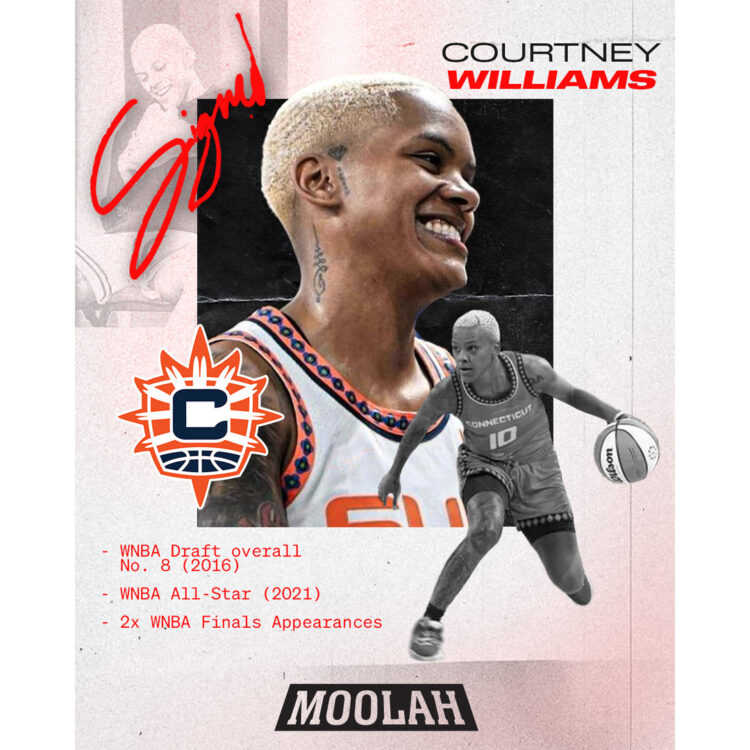 Moolah Kicks Signs WNBA All-Star Courtney Williams | Nice Kicks Moolah Kicks Signs WNBA All-Star Courtney Williams | Nice Kicks