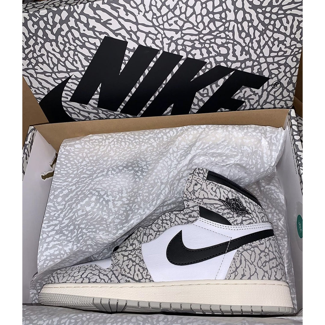 Air Jordan 1 High OG "White Cement" | Nice Kicks