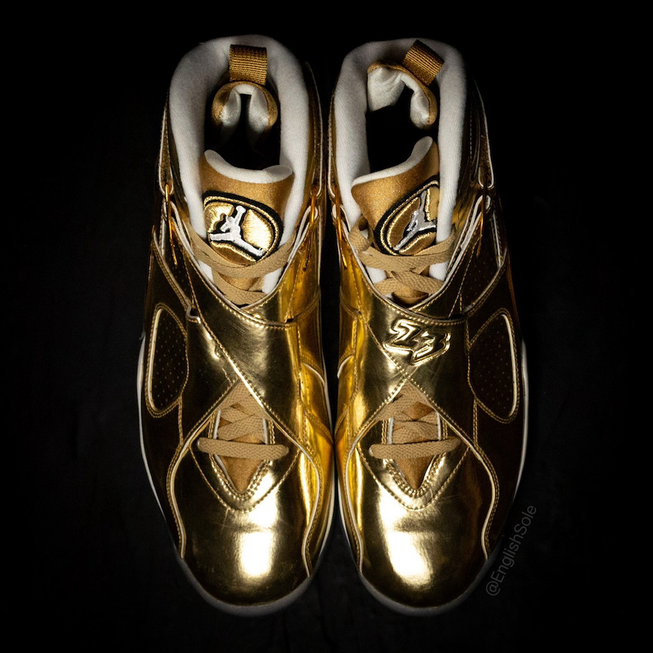Air Jordan 8 OVO “Gold” Sample | Nice Kicks