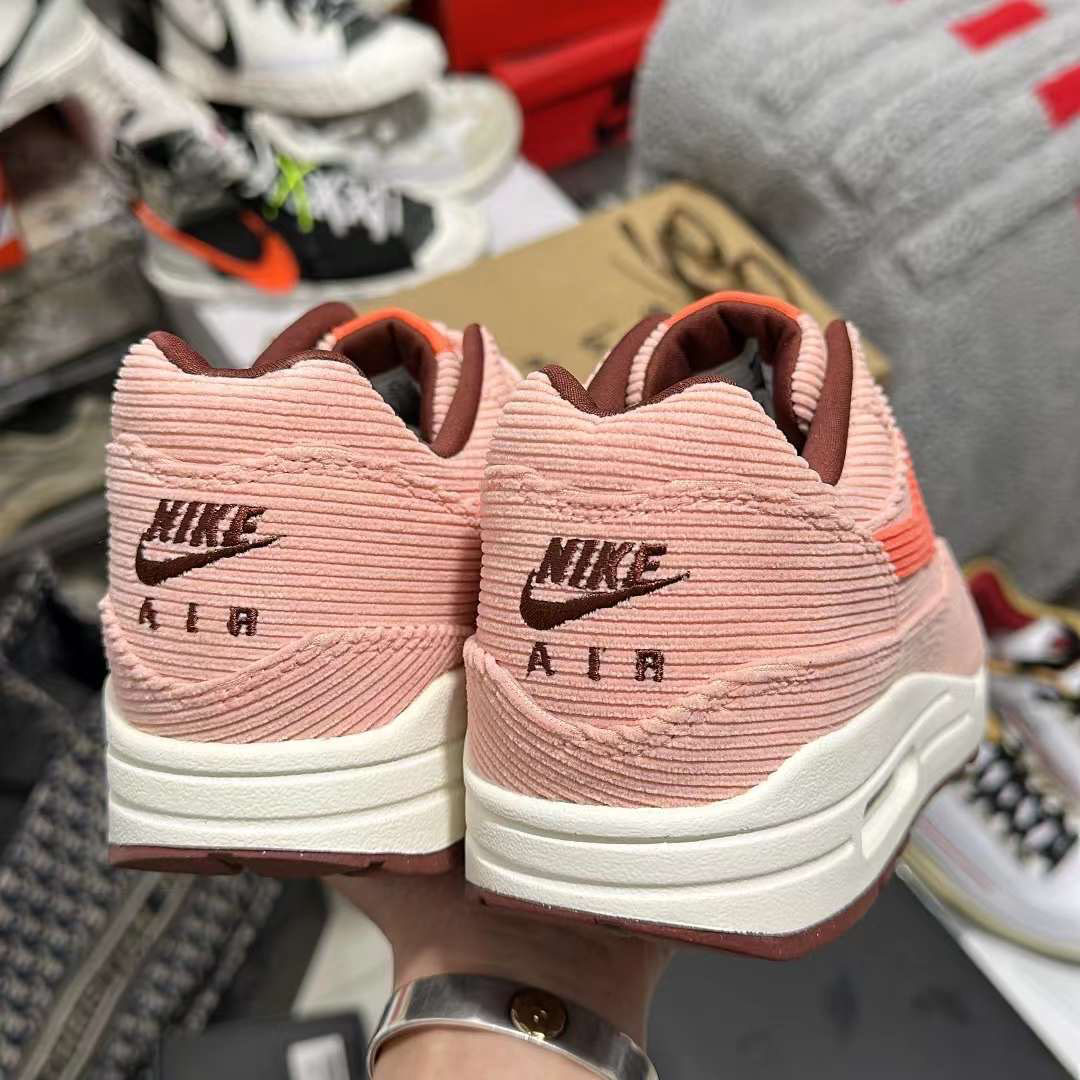 Nike Air Max 1 PRM Corduroy "Coral Stardust" FB8915-600 | Nice Kicks