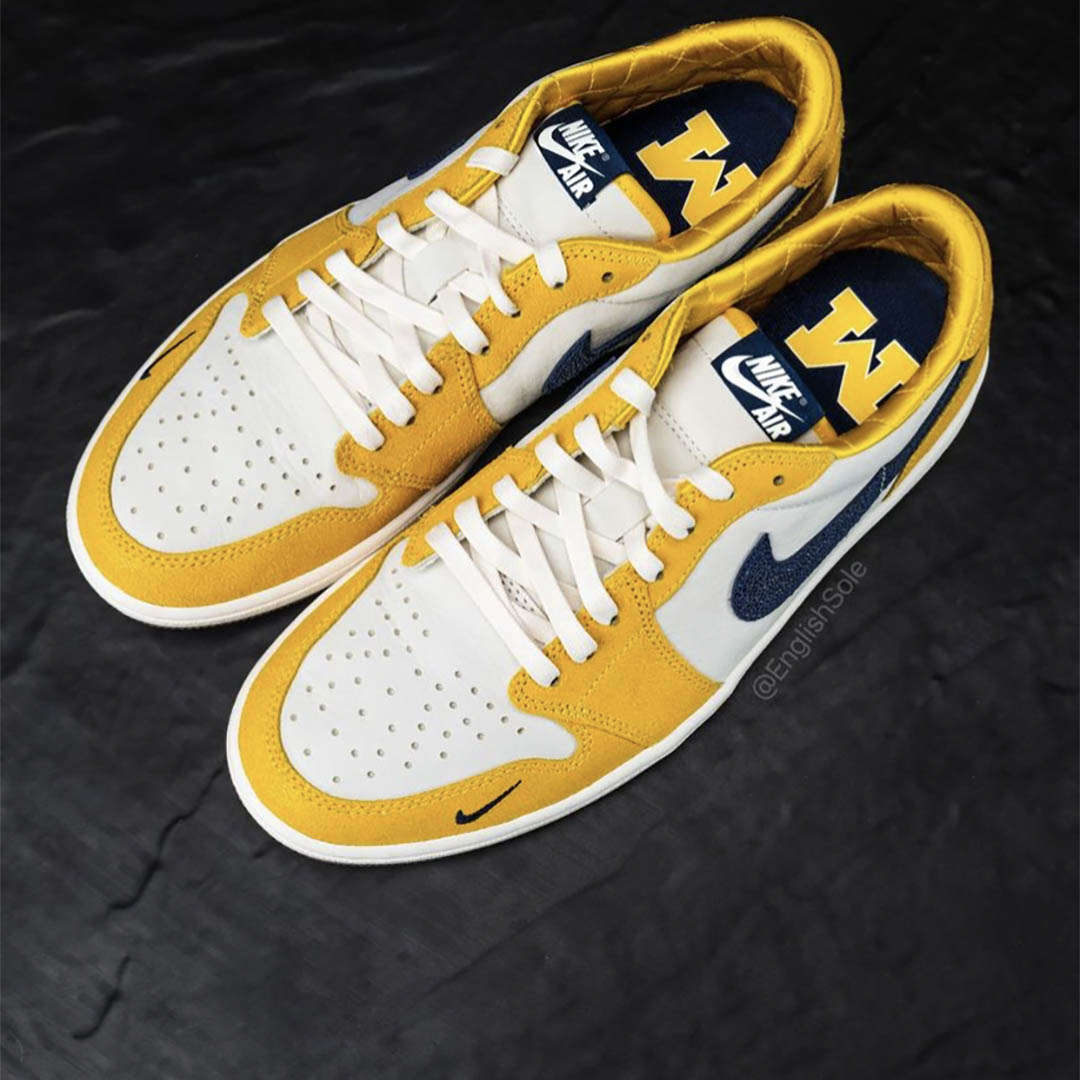 Air Jordan 1 Low OG "Michigan" PE | Nice Kicks