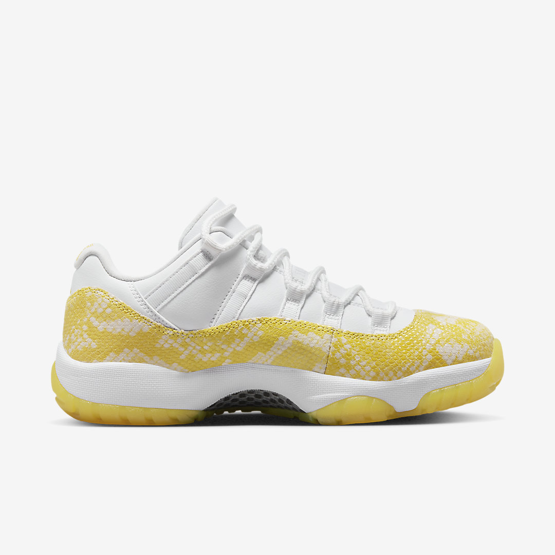 Air Jordan 11 Low WMNS “Yellow Snakeskin” AH7860-107 | Nice Kicks