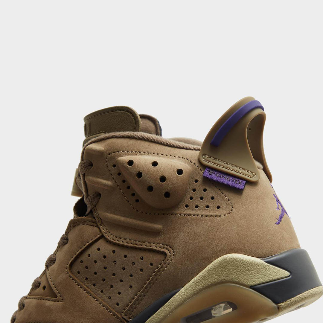 Air Jordan 6 WMNS Gore-Tex "Brown Kelp" FD1643-300 | Nice Kicks