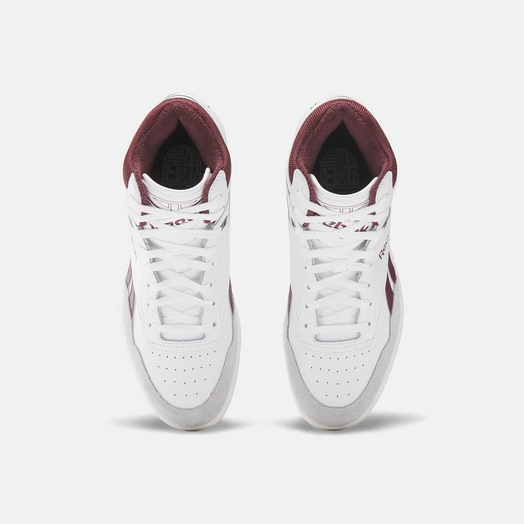 Reebok BB 4000 II Mid "White/Maroon" 100033844 | Nice Kicks