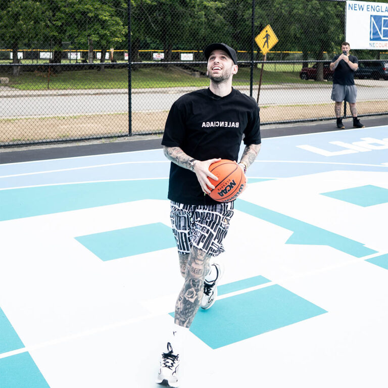 Chris Brickley Restores New Hampshire Basketball Court | Nice Kicks