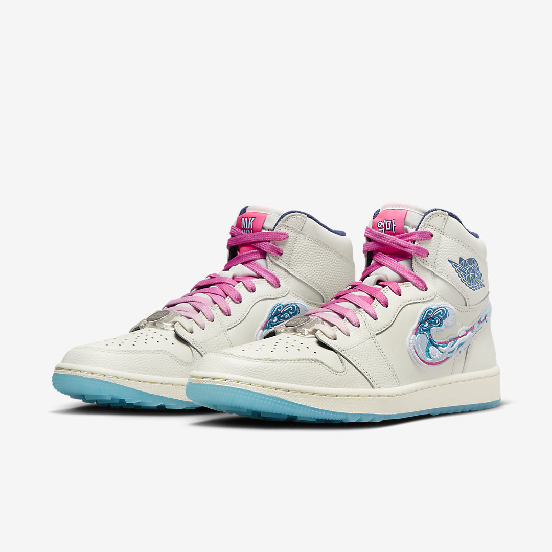 Michelle Wie West x Air Jordan 1 High Golf "Pebble Beach" FV3565-100 ...