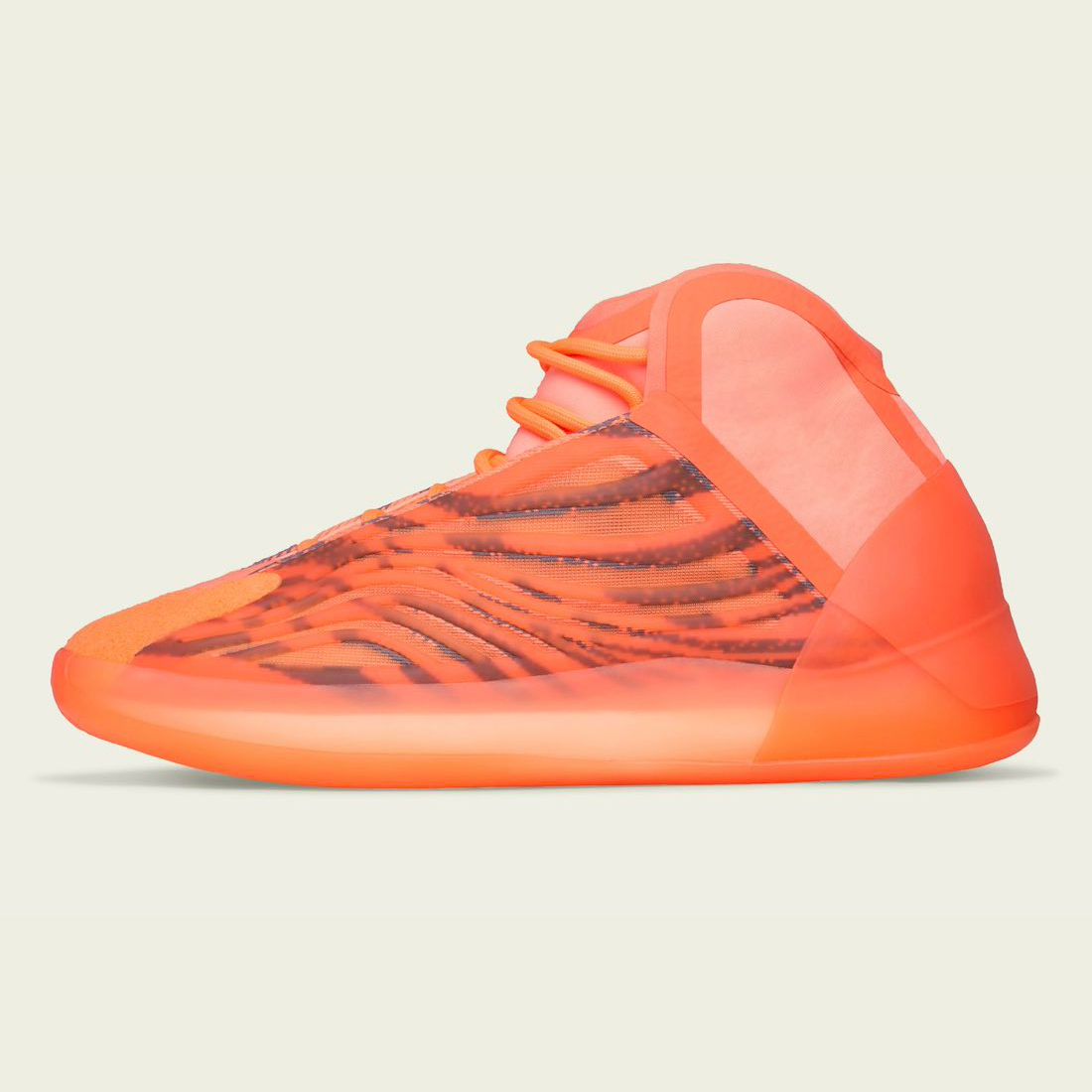 Adidas Yeezy QNTM "Hi-Res Orange" GW5308 | Nice Kicks