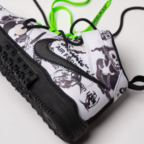 Off-White x Nike Air Force 1 Mid "Grim Reaper" | Nice Kicks
