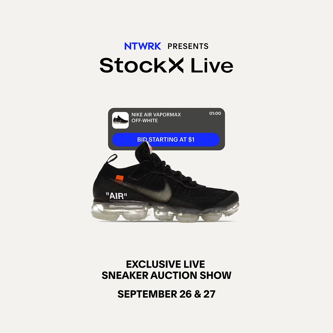 StockX, NTWRK Announce Live Sneaker Auctions | Nice Kicks