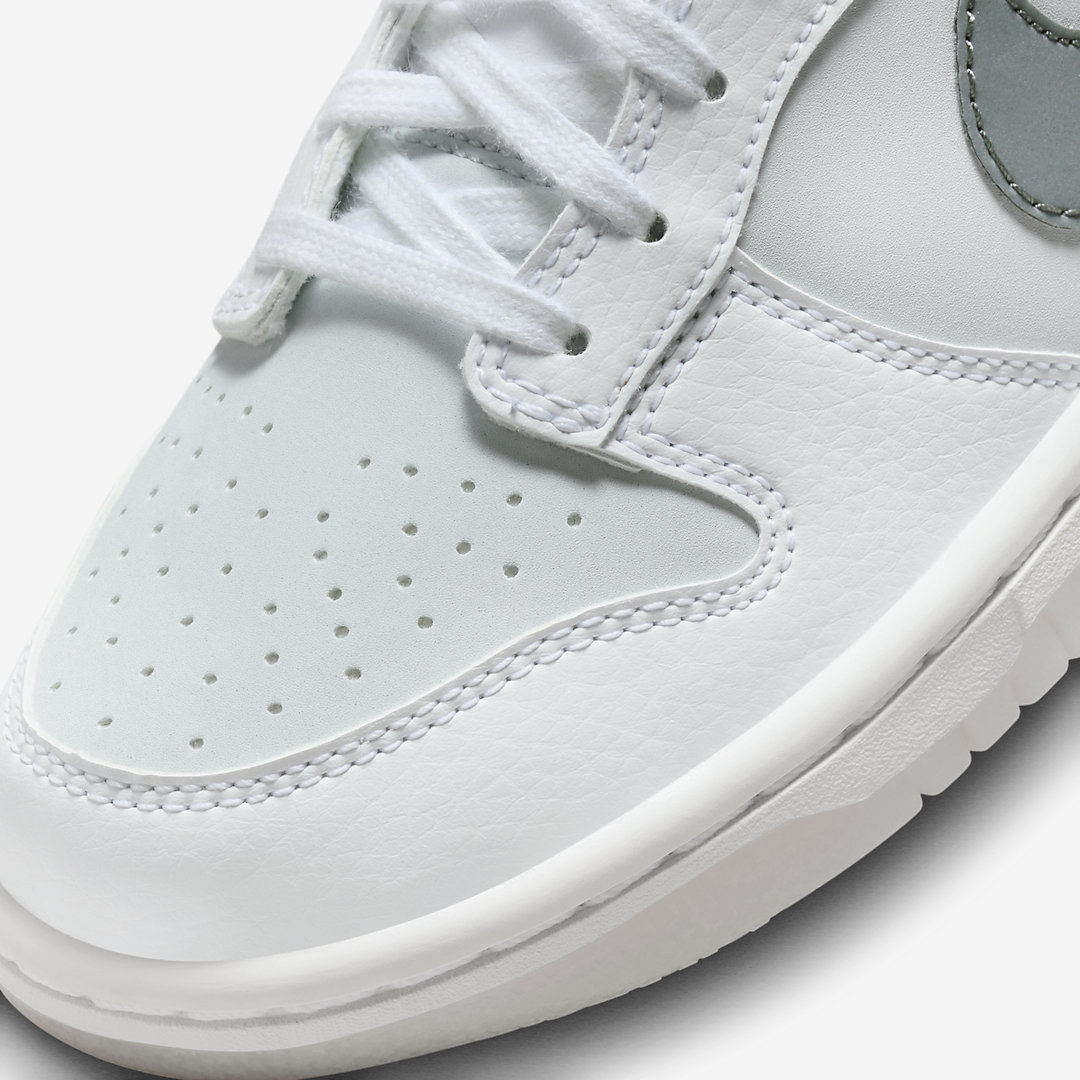 Nike Dunk Low GS "Reflective Swoosh" FV0365-100 | Nice Kicks