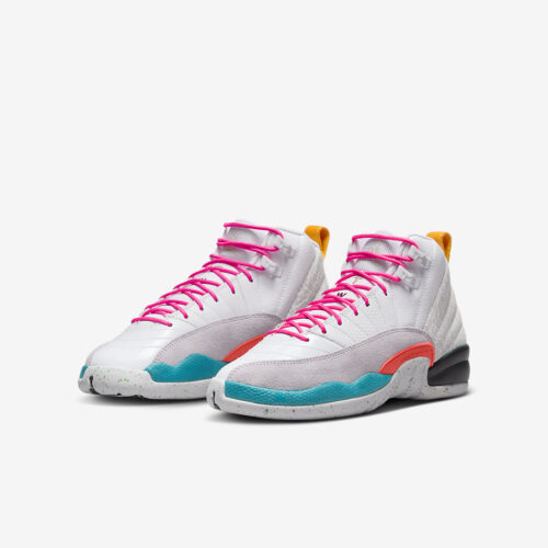 Air Jordan 12 GS "White/Vapor Green" 153265-130 | Nice Kicks