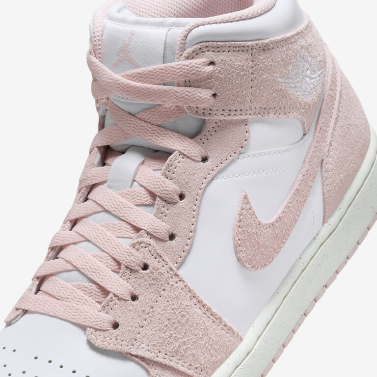 Air Jordan 1 Mid "White/Soft Pink" FN5215-161 | Nice Kicks