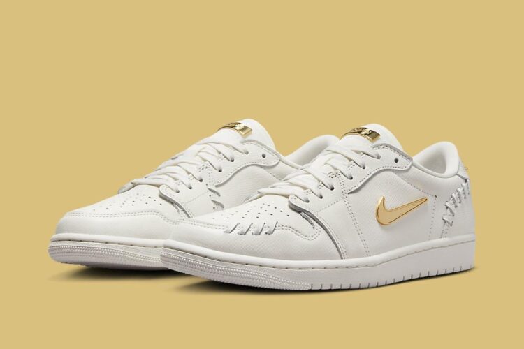 Air Jordan 1 Low Method of Make WMNS "White/Metallic Gold" FN5032-100 ...