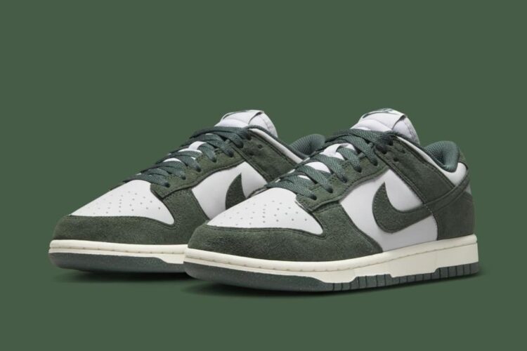 Nike Dunk Low Next Nature "Green Suede" HJ7673-002 | Nice Kicks