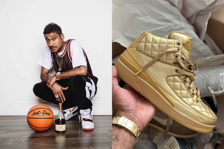 Don C x Air Jordan 2 "Gold" Sample | Nice Kicks